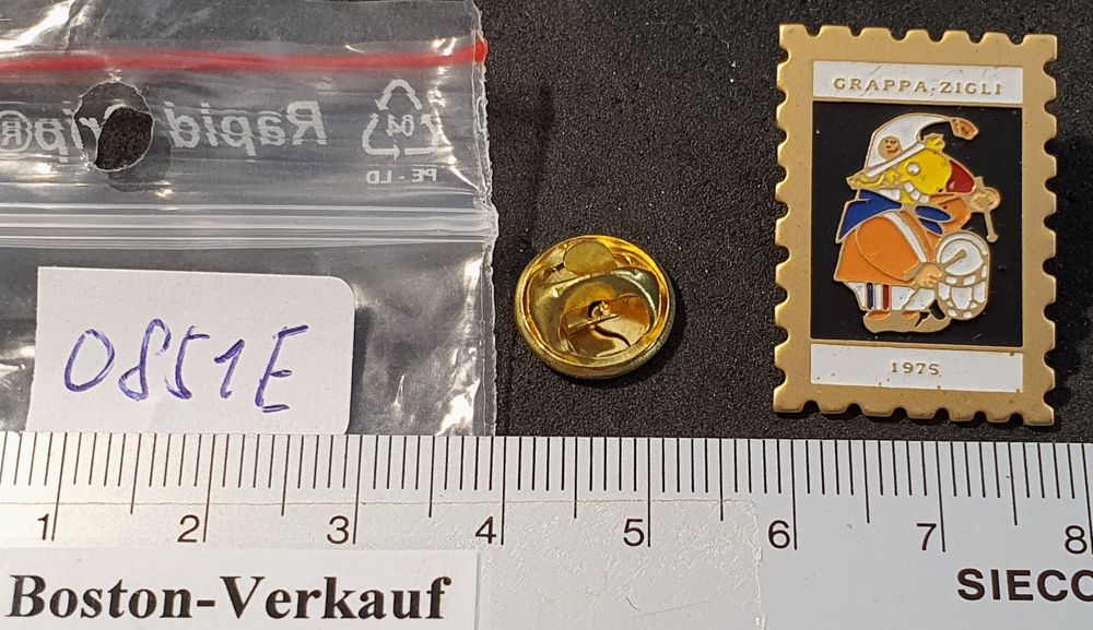 O851E - Pin Basler Fasnacht Crappa-Zigli 1975 / 1994 | Kaufen auf Ricardo