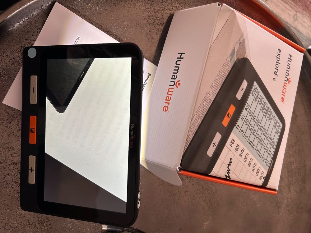 Humanware Explore 8 Lesegerät Bildschirmlupe NEUwertig (Neu (gemäss ...