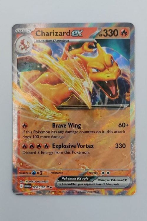 Charizard ex (006/165 Set MEW 151) NM / ENG (D'occasion) à COINTRIN ...