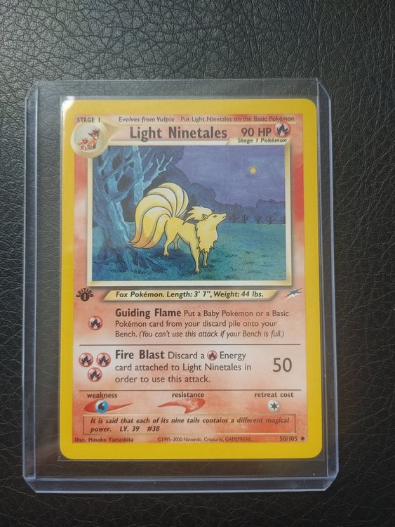 First Edition - Light Ninetails Rare Card | Kaufen auf Ricardo