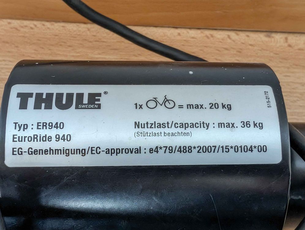 🔥 Thule EuroRide 940 Veloträger für 2 Velos! 🌟🚚 (Gebraucht) in Lienz ...