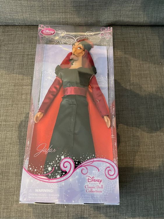 Disney Store Jafar / Dschafar (Aladdin) 12" / 30 cm Puppe (Neu und ...