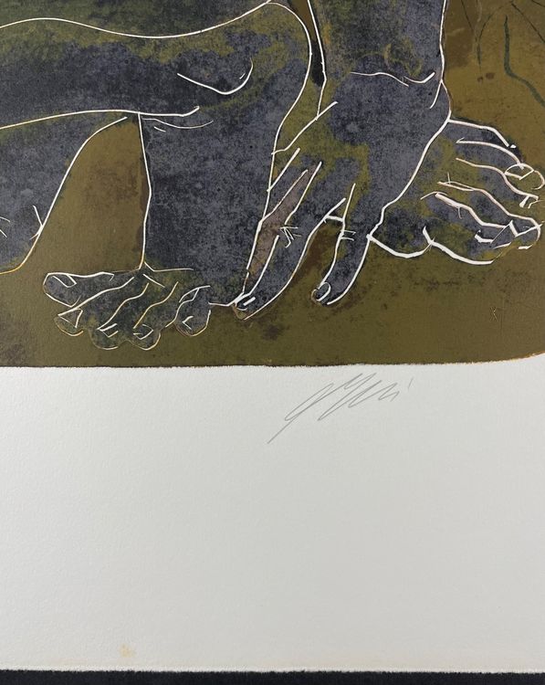 Hans Erni (1909-2015) Lithographie Handsigniert | Kaufen auf Ricardo