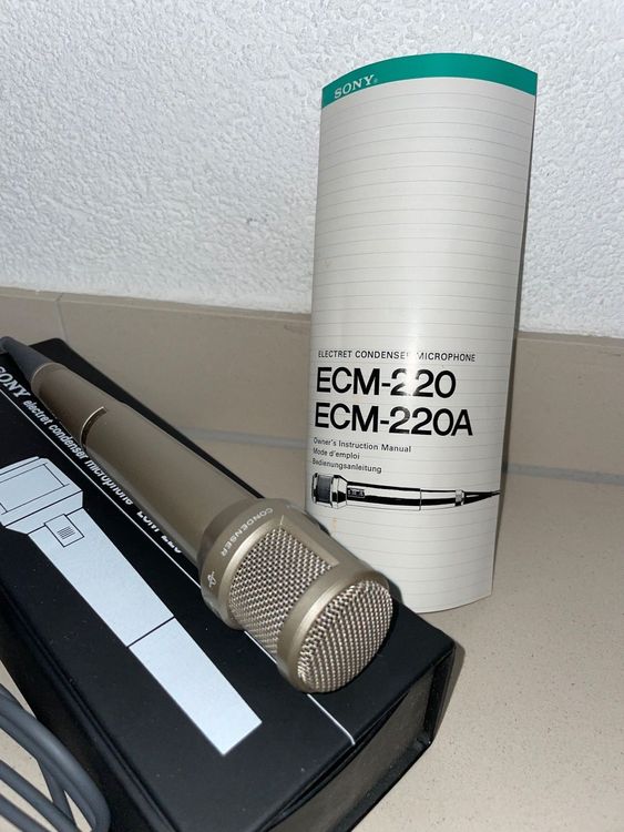 Microphone Sony ECM 220 (Gebraucht) in Morrens VD für CHF 25 – mit ...