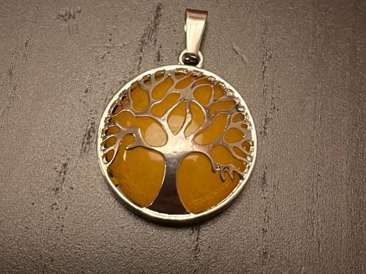 Amulett/ Anhänger Baum des Lebens, Naturstein | Kaufen auf Ricardo