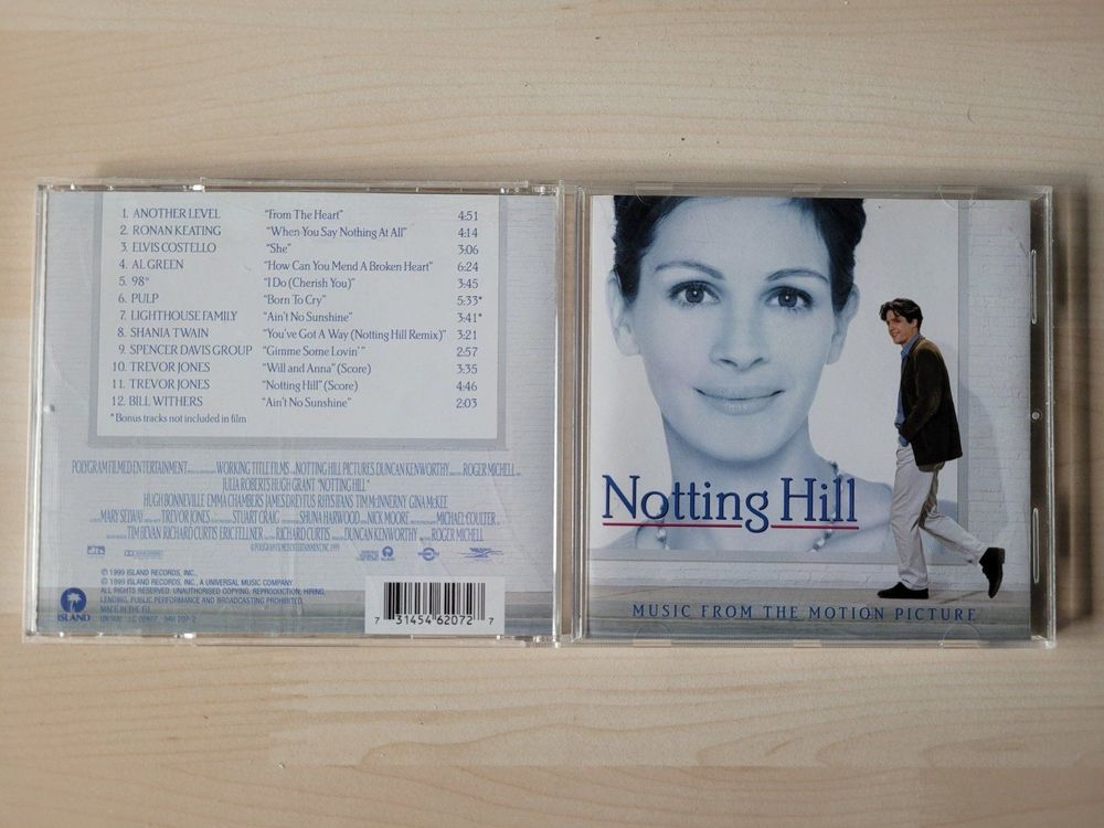 Notting Hill OST-CD 1999 (Gebraucht) in Nebikon für CHF 1 – mit ...