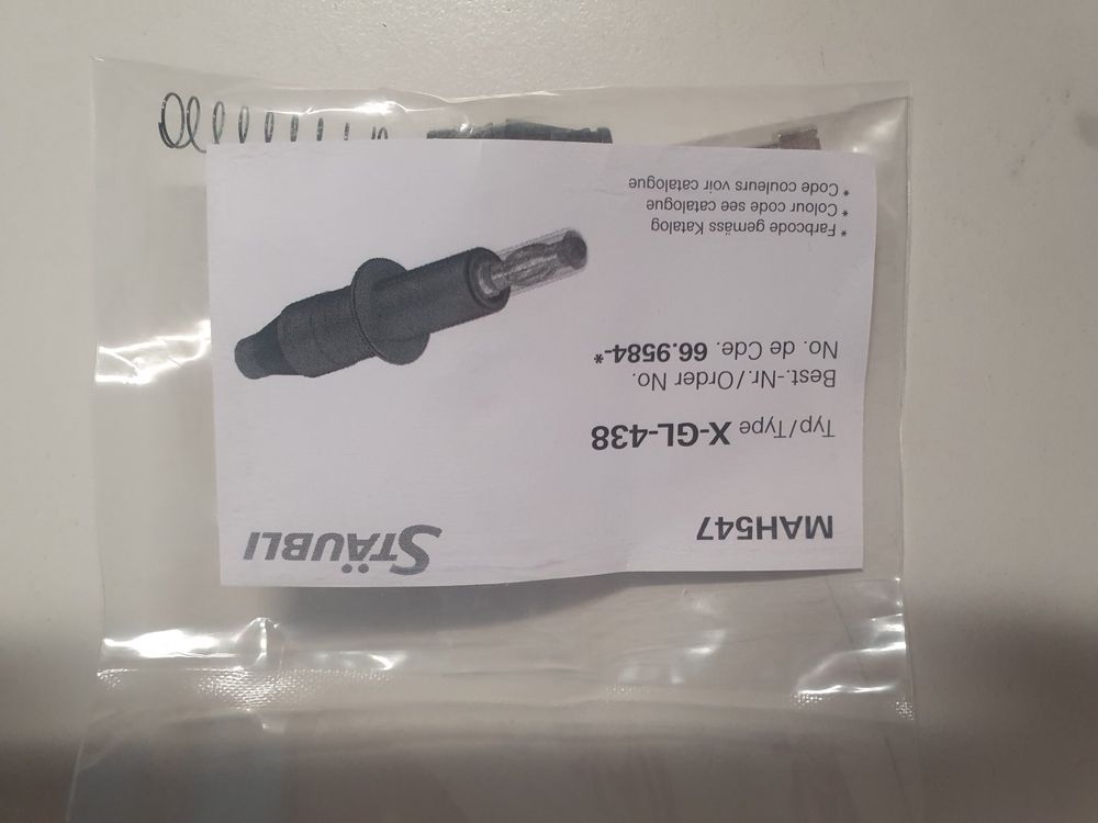 Stäubli X-GL-438 Lamellenstecker Stecker, gerade Stift-Ø: 4 (Neu ...