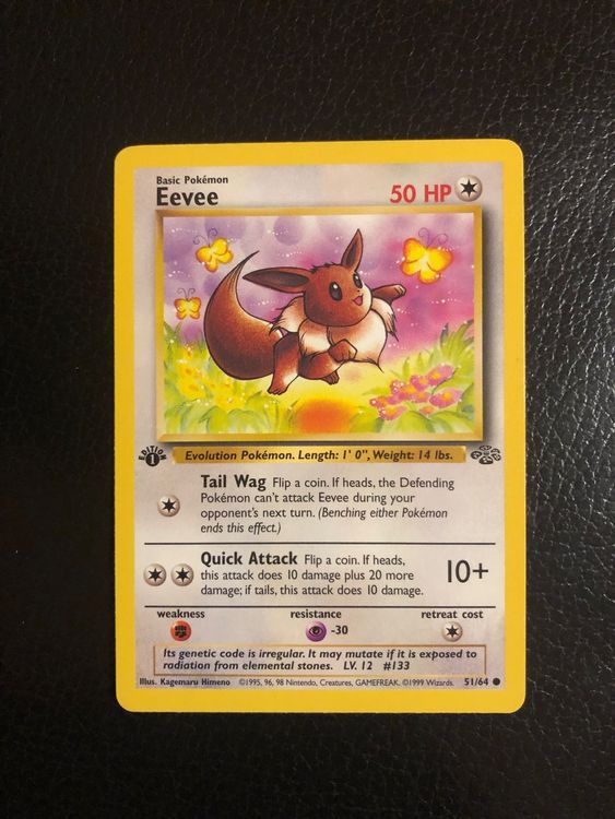 Jungle Eevee 51/64 1st edition Ab 1 | Kaufen auf Ricardo