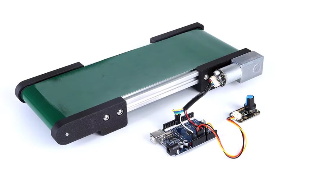 Arduino OpenCV Mini Förderband 320mm PU Band DC Fracht Autom (Neu und ...