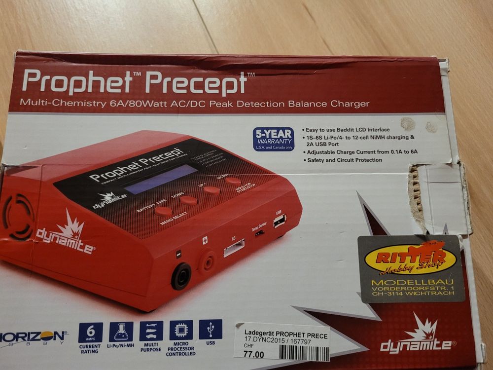 RC Ladengerät Prophet Precept (Neu (gemäss Beschreibung)) in Bönigen ...