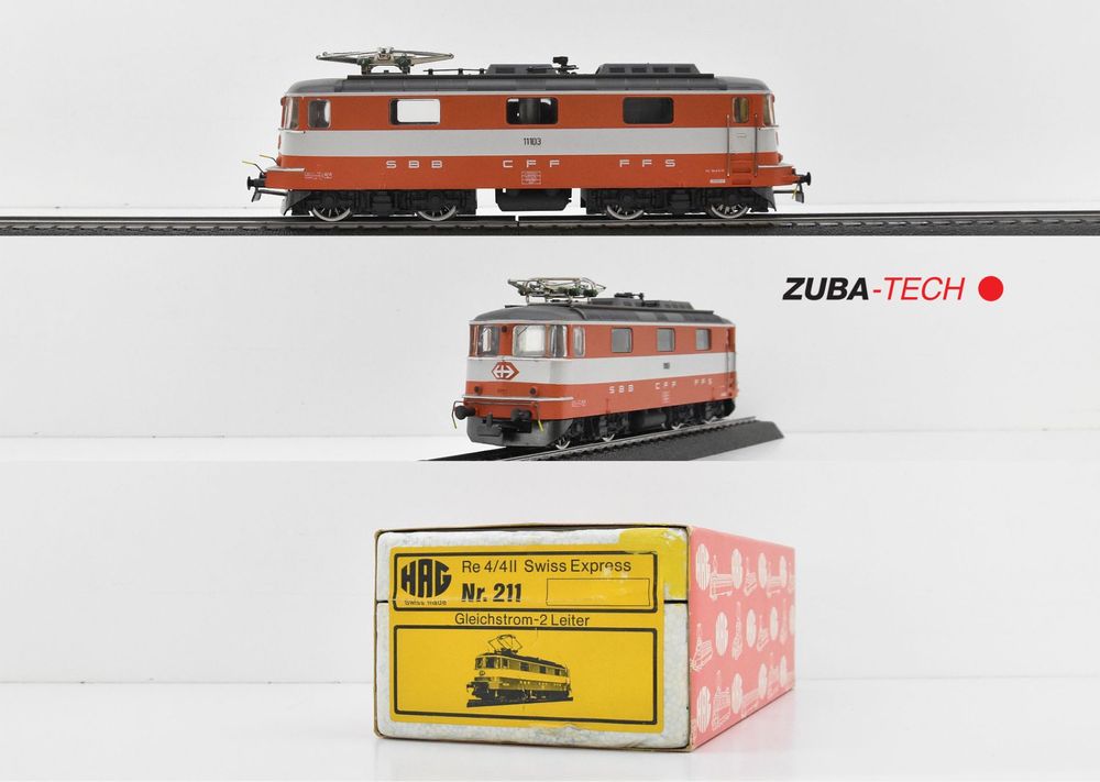 HAG 211 E-Lok Re 4/4 II Swiss Express SBB H0 GS Analog OVP | Kaufen auf Ricardo