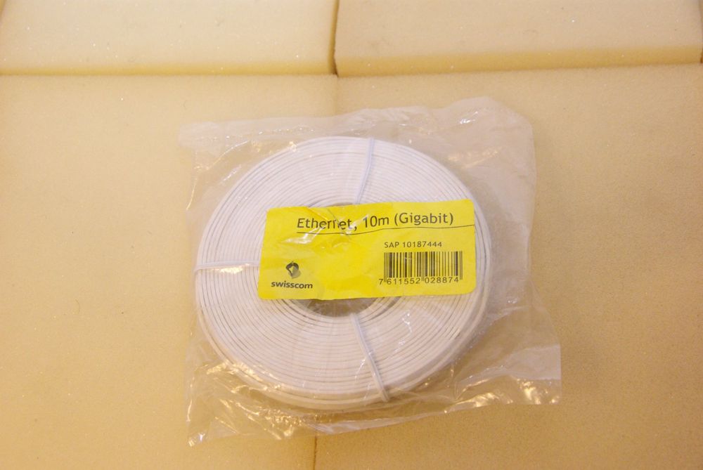 Ethernet Kabel, 10m, weiss | Kaufen auf Ricardo