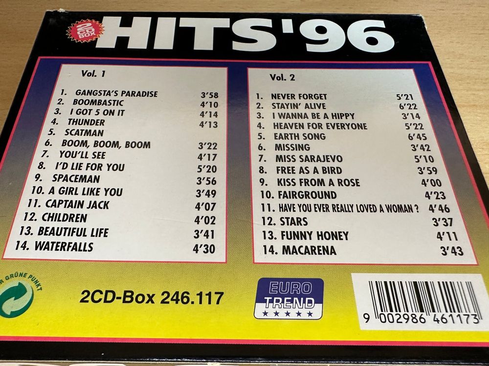 Various – Hits'96 (Cover Versions) Volume 1 + 2 - 2 CD | Kaufen auf Ricardo