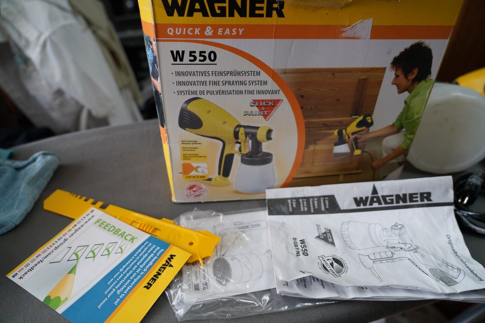 Wagner W 550 Feinsprühsystem Komplett SET (Gebraucht) in Kollbrunn für ...