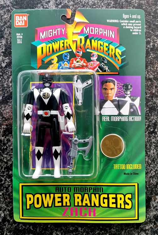 Action Figur Zack Power Rangers 1994 Vintage Bandai | Kaufen auf Ricardo