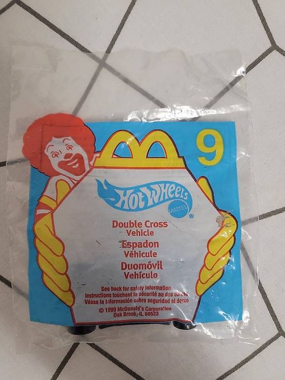 Auto Hot Wheels Double Cross OVP happy meal 90er (Gebraucht) in Uznach für CHF 4 – mit Lieferung ...