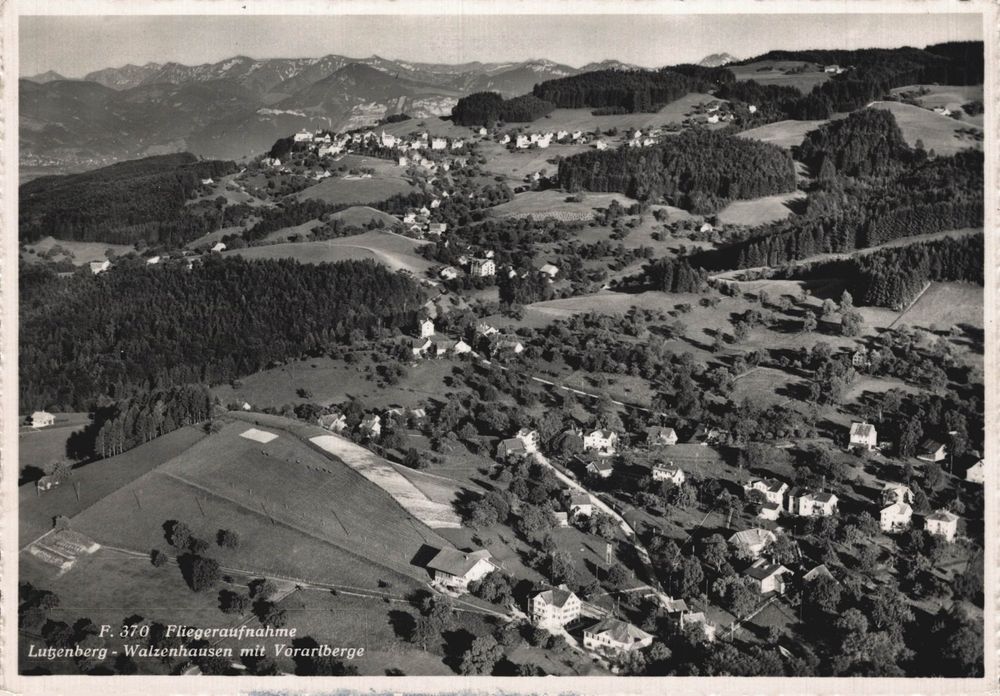 Fliegeraufnahme Lutzenberg - Walzenhausen mit Vorarlberge (Gebraucht) in Bronschhofen für CHF 12 ...