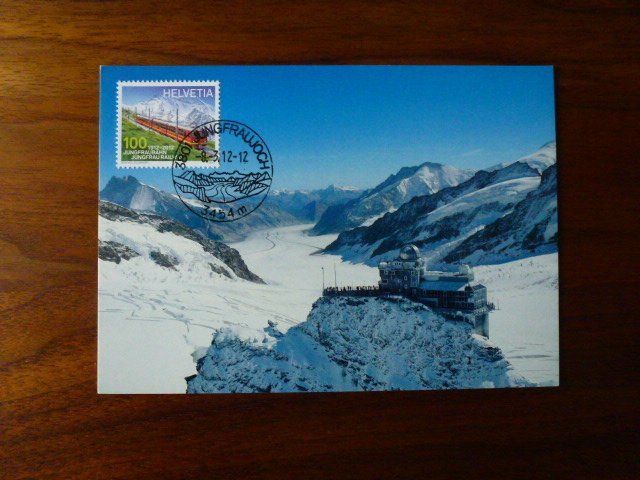 Maximumkarte Jungfraujoch mit ET Ort | Kaufen auf Ricardo