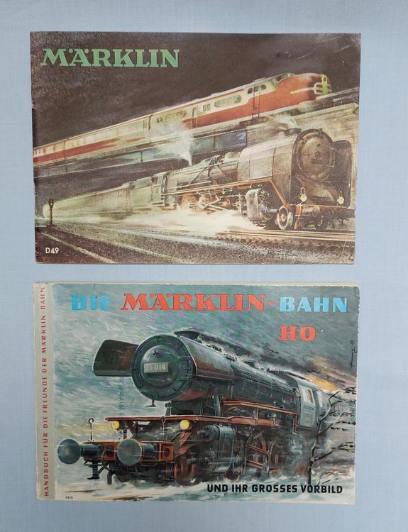 Modelleisenbahn-Handbuch "Die Märklin-Bahn H0"+ Prospekt D49 (Gebraucht ...