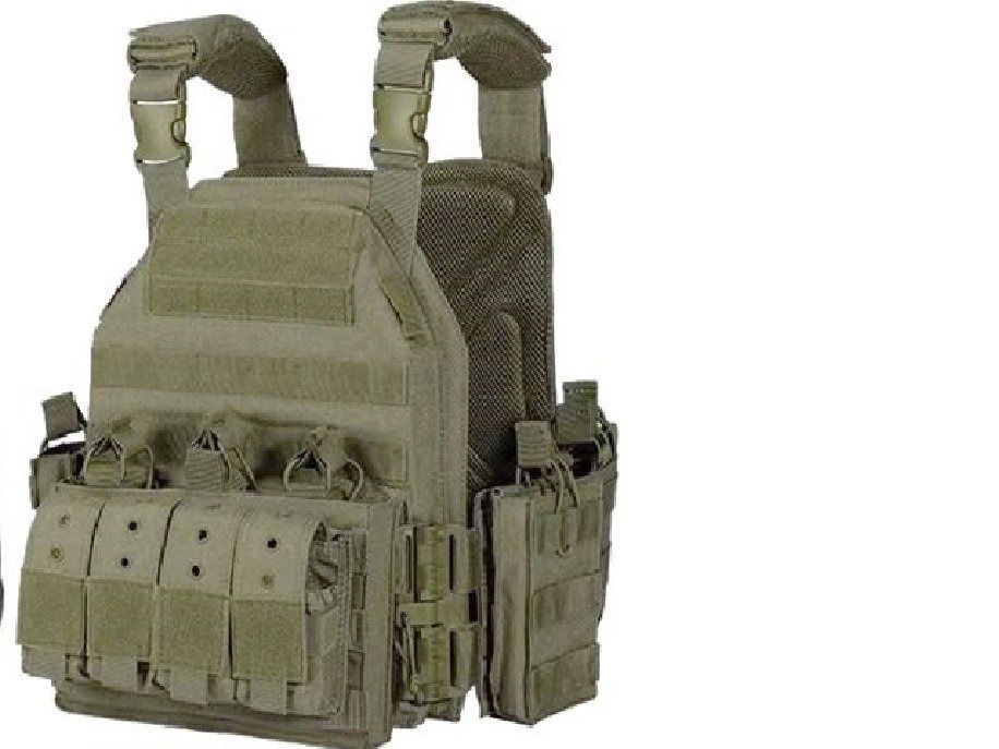 Molle Carrier Weste, Plattenträger, Schutzweste Kugelsicher (Neu und ...