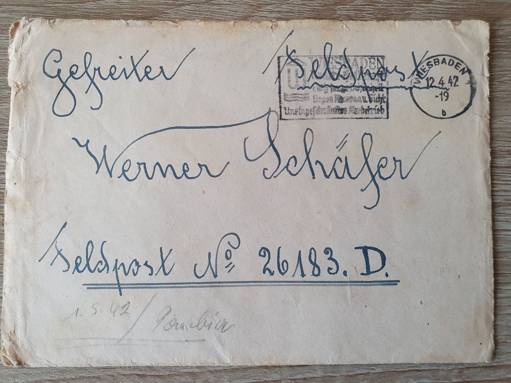 Ww2 Brief von 1942 mit Inhalt | Kaufen auf Ricardo