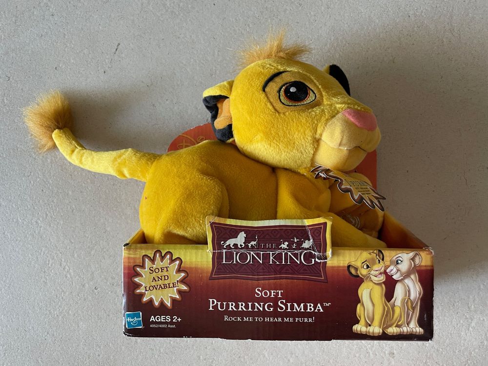 Hasbro Purring Simba Plüschtier Disney König der Löwen (Neu und ...