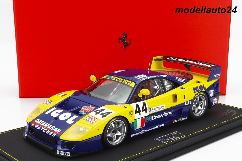 Ferrari F40 GTE V8 Turbo 24h Le Mans 1996 / BBR 1 :18 (Neu und ...
