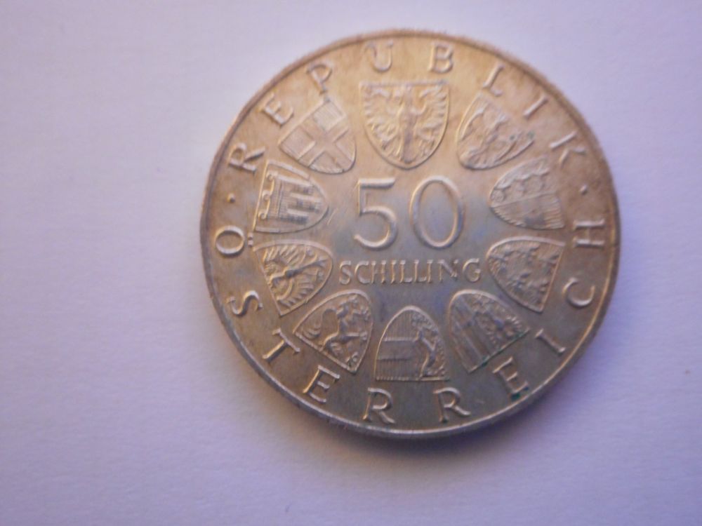 1967 50 Schilling 100 Jahre Donauwalzer silber (Gebraucht) in Kriegstetten für CHF 14.5 – mit ...