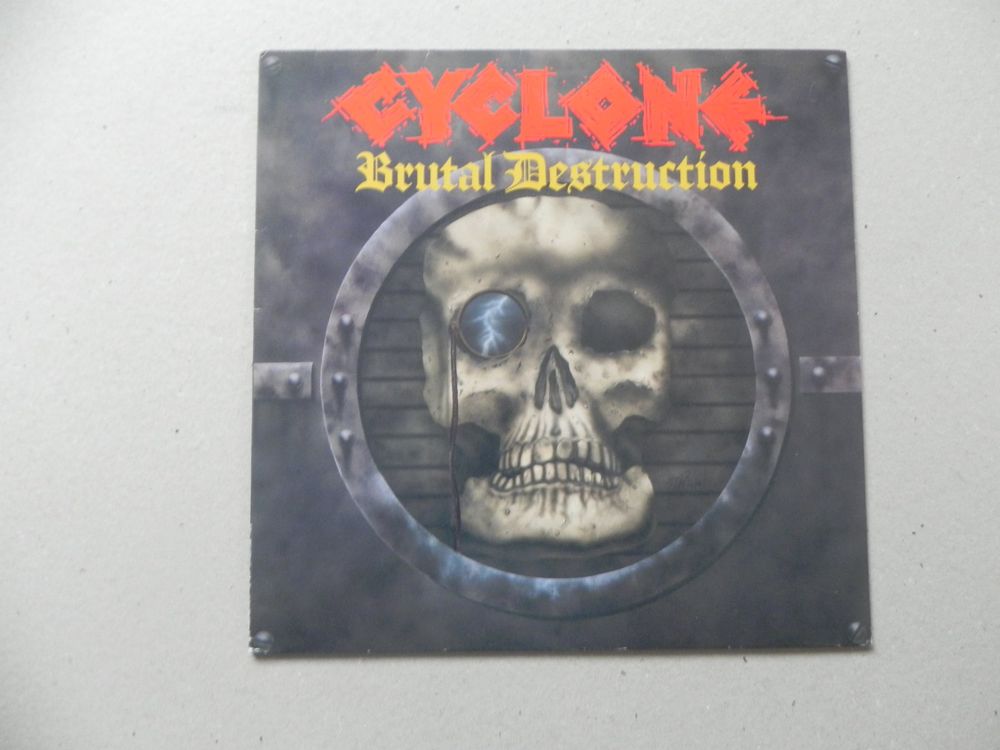 LP Belgien Thrash Metal Band Cyclone 1986 Brutal Destruction (Gebraucht ...