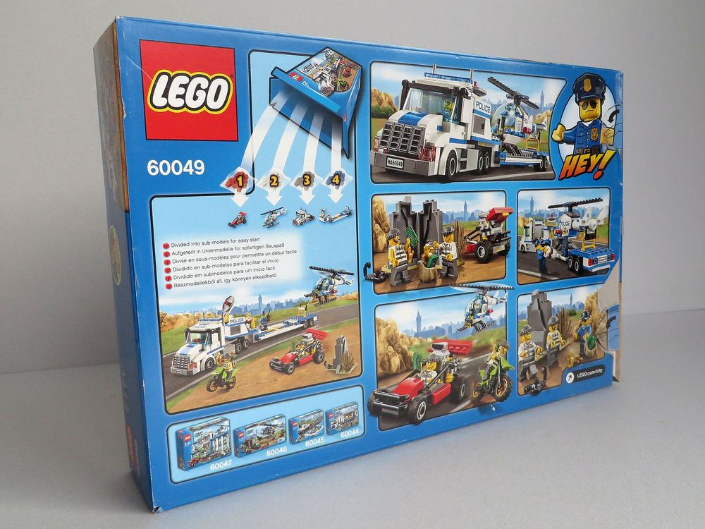 LEGO City 60049 – Polizei Hubschrauber Transporter | Kaufen auf Ricardo