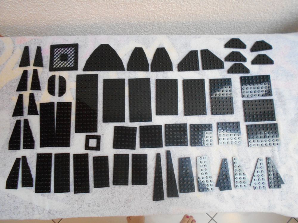 schwarze Lego Platten, teilweise ungereinigt ( Set 784 ) | Kaufen auf ...