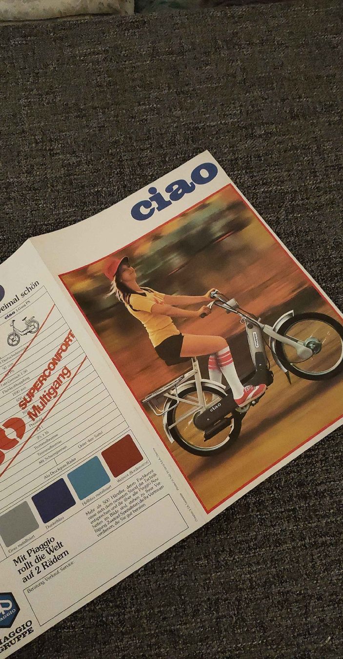 Piaggio Ciao - Original Prospekt 1978 Rarität (Neu (gemäss Beschreibung)) in Gipf-Oberfrick für ...