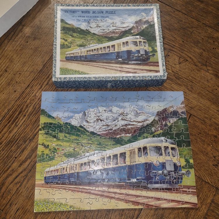 Jig Saw puzzle Victory swiss Electric train | Kaufen auf Ricardo
