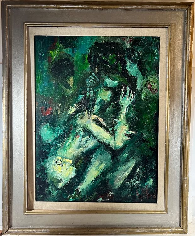 Pierre Struys (1914-2001) Grosse Abstrakte Gemälde (Gebraucht) in Root für CHF 79 – mit ...