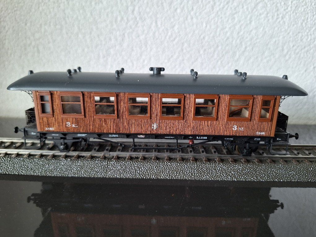 Märklin 42702 .Voiture 2168 SJ, 3 ème cl + lumière intérieur (Neuf ...