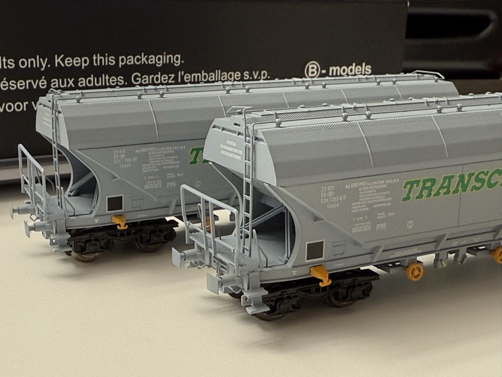 B-Models Set-A SNCB Getreidesilowagen Uapps / DC HO (Gebraucht) in ...