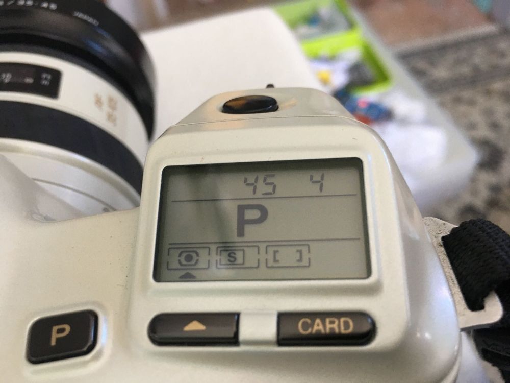MINOLTA DYNAX 8000i PEARL WHITE SELTENE MIT 6 CARDS | Kaufen auf Ricardo