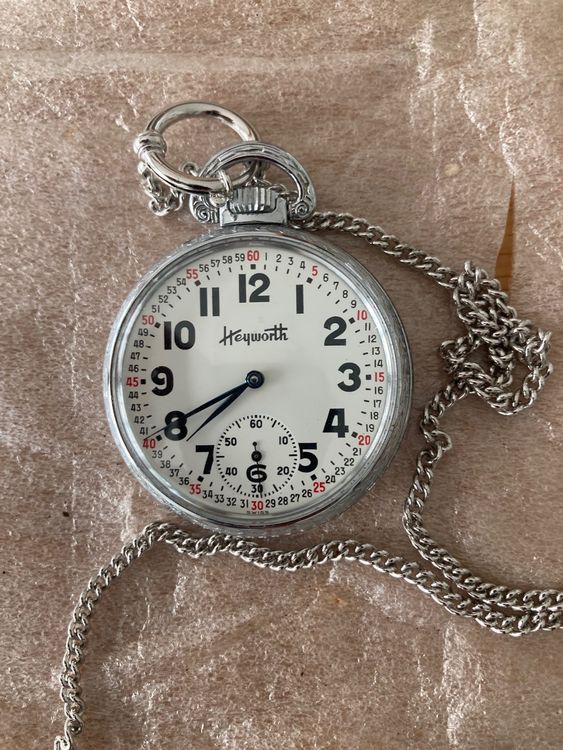 Taschenuhr Heyworth mit Gravur | Kaufen auf Ricardo