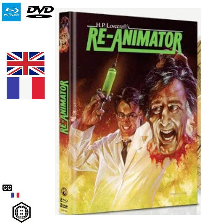 Re-Animator (1985) - Blu-ray + DVD (1000 exemplaires) (Neu und ...