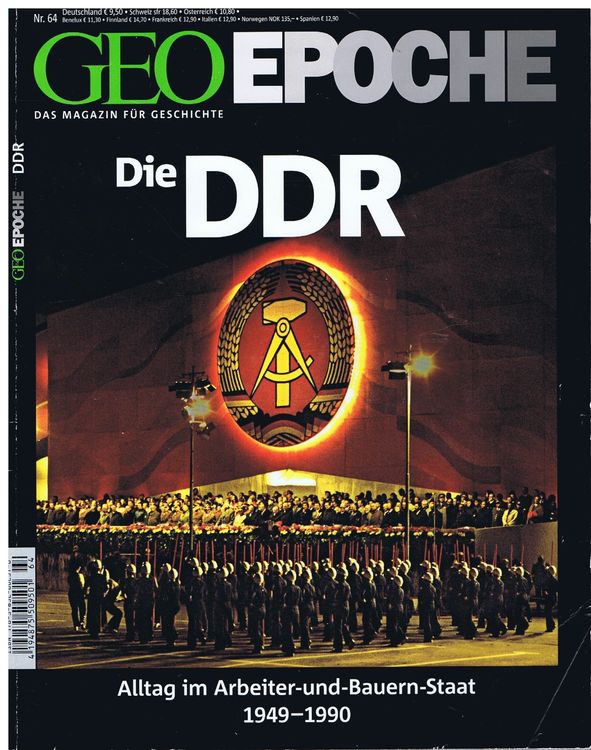 GEO EPOCHE Heft Nr.64: Die DDR (Gebraucht) in Unterengstringen für CHF ...