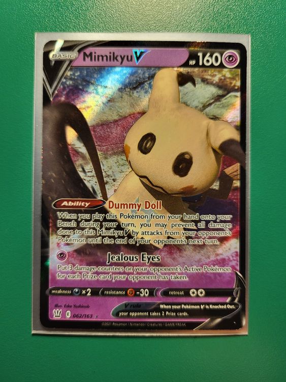 🇬🇧 Mimikyu V - Top Zustand! Seltene Pokemon Karte jetzt! (Gebraucht) in ...