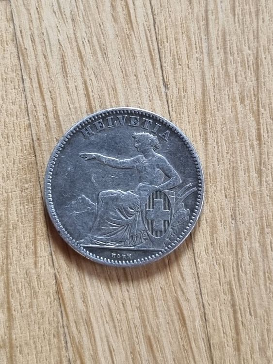 2 Franken 1860 - sitzende Helvetia - TOP - ab Fr. 1.--! | Kaufen auf Ricardo