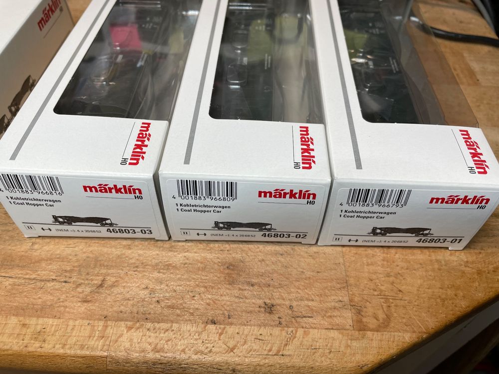 Märklin 46803 Kohletrichterwagen-Set 3 St | Kaufen auf Ricardo