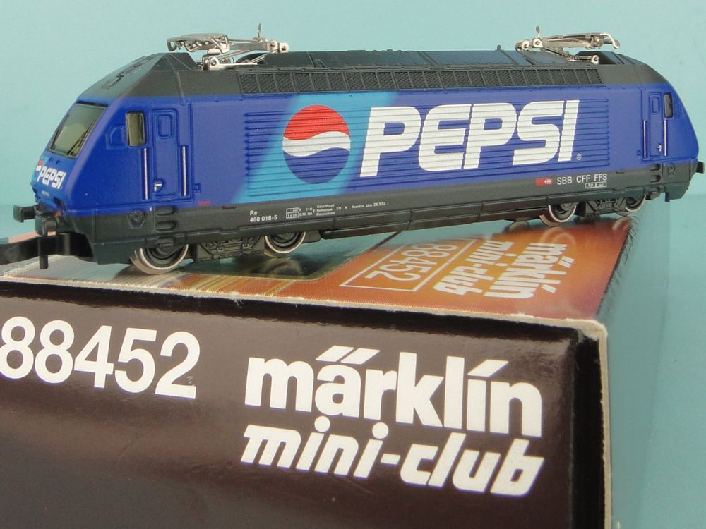 Märklin Mini Club 88452 E-Lok Re 460 Pepsi (Gebraucht) in Bülach für CHF 144 – mit Lieferung auf ...