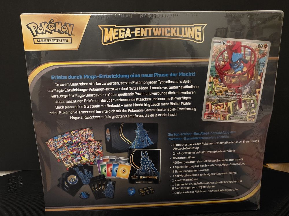 Pokémon Mega-Entwicklungen Top-Trainer-Box NEU & OVP!Lucario (Neu und originalverpackt) in ...