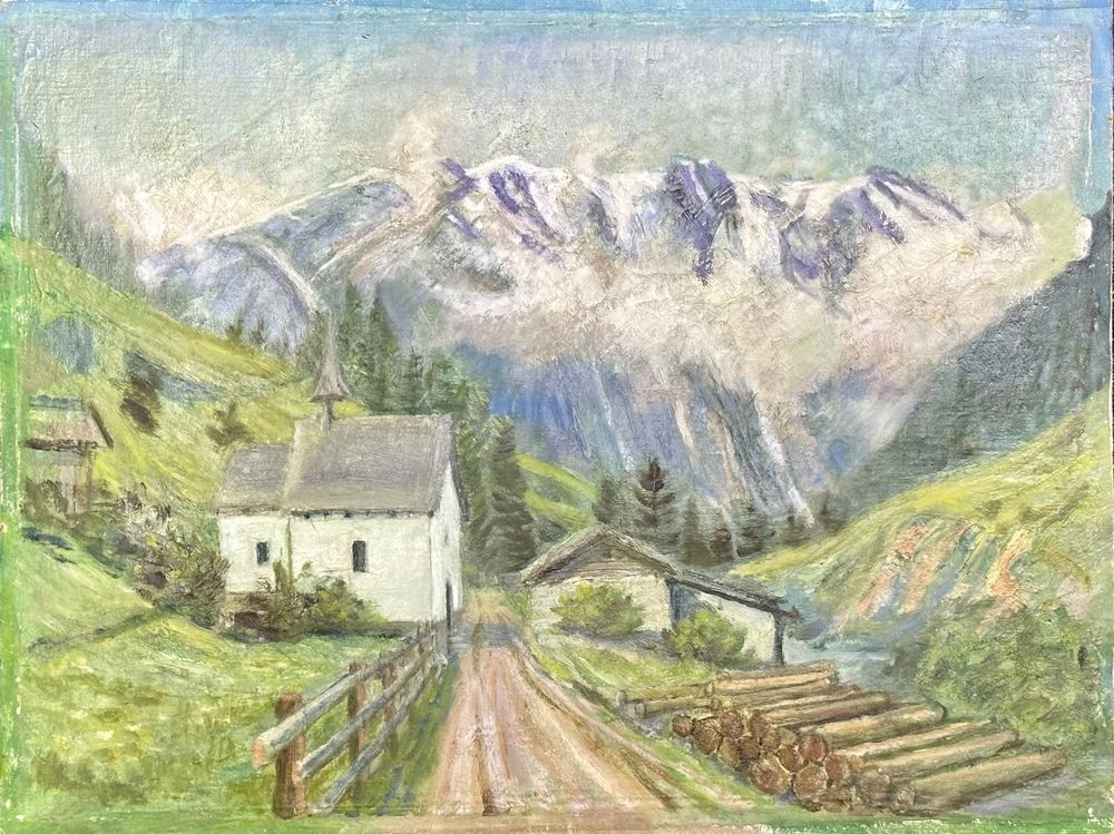 Faszinierende Gemalde von Wallis Imfeld-Dorf, 58x44 cm (Gebraucht) in ...