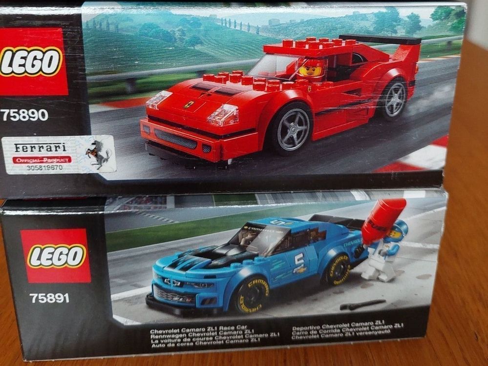 Lego 2 Speed Champions: Ferrari / Chevrolet camaro (Neu und ...