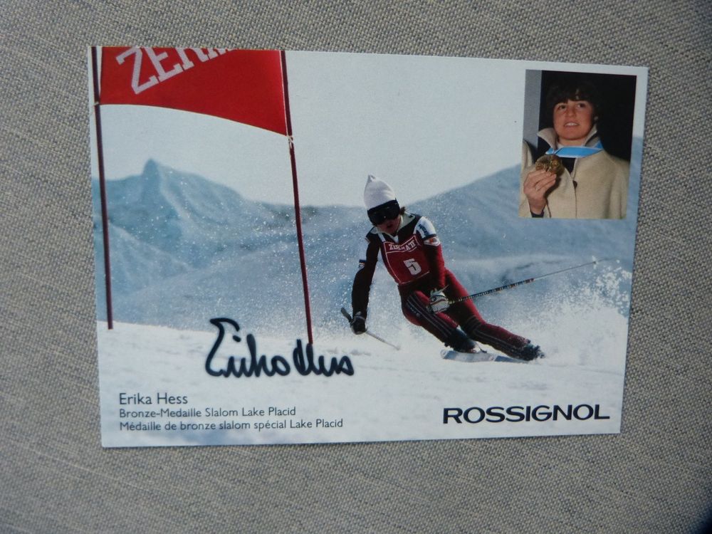 Autogrammkarte Erika Hess (Gebraucht) in Schmerikon für CHF 8 – mit Lieferung auf Ricardo kaufen