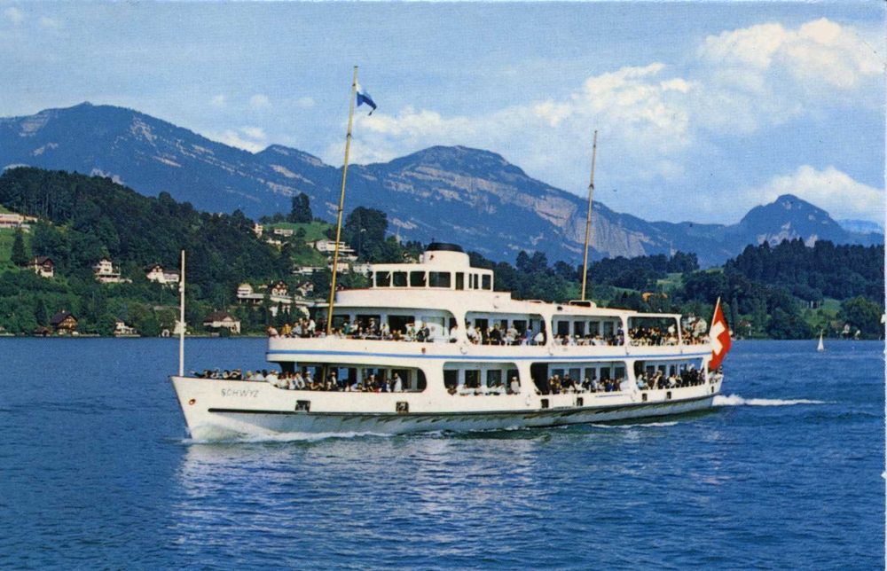 MS Schwyz, Fahrgastschiff, Vierwaldstättersee, SGV | Kaufen auf Ricardo