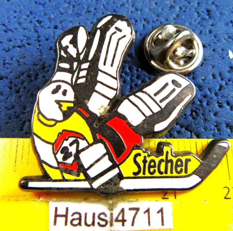 DINO STECHER HC FRIBOURG GOTTERON EISHOCKEY PIN 35mm (Gebraucht) in ...
